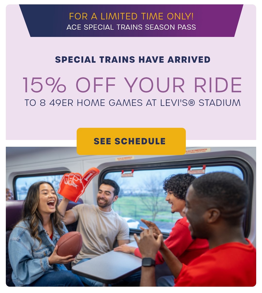 ACE Rail | Weekday Round-Trip Trains From Stockton to San Jose